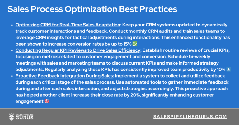 Sales Process Optimization in 2025: The Ultimate Guide - Sales Pipeline Gurus